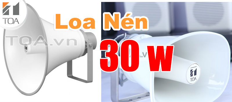 Loa nén 30W : Loa phóng thanh TOA