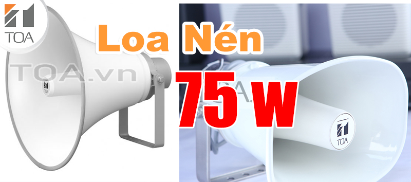 Loa nén TOA 75W : Giá Loa phóng thanh TOA , chính hãng